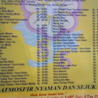 Sari Salon & Day Spa - Tebet - Jakarta